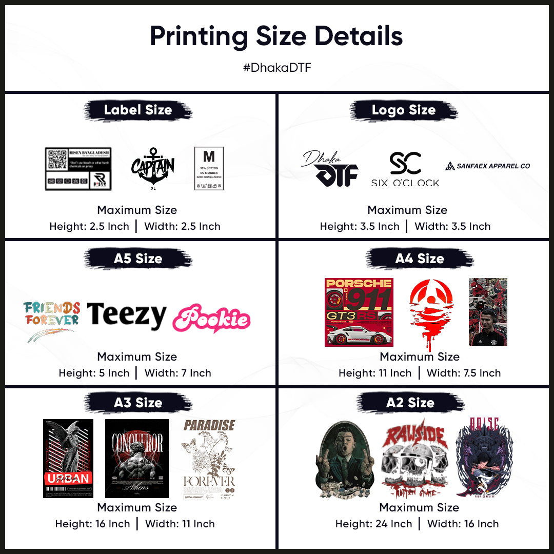 High Quality DTF Prints – Dhaka DTF